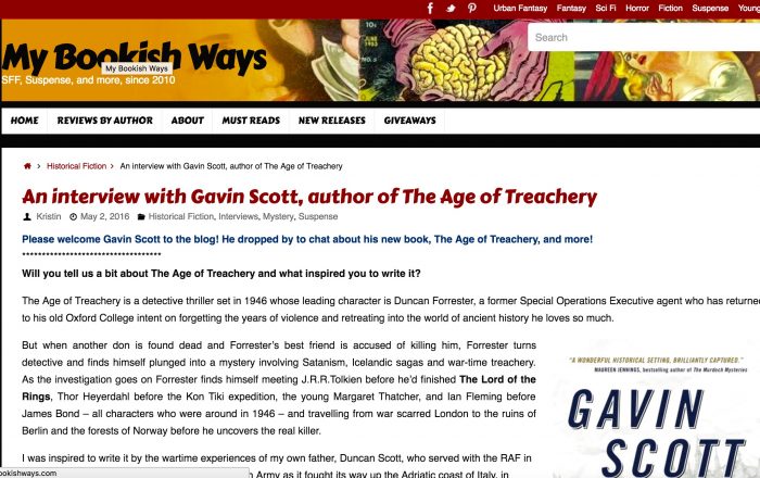 Gavin Scott | Interviews